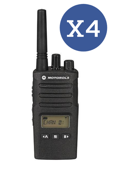 Motorola XT460 Walkie Talkies (WITH Chargers) - Quad Pack — Radio Shop LTD
